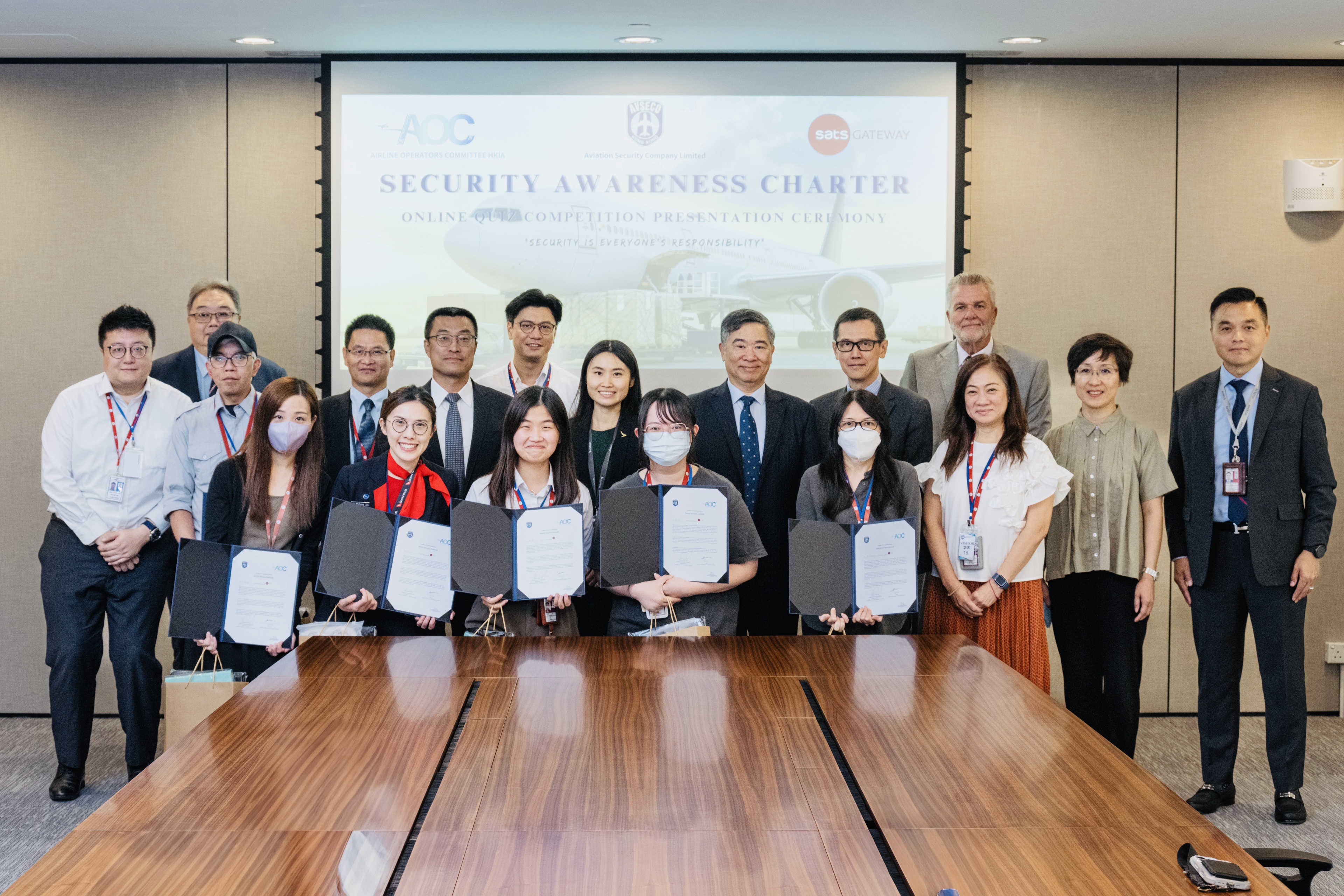 Our Employees Honored at Security Awareness Awards ceremony | SATS GATEWAY